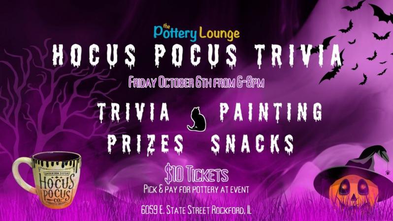 Hocus Pocus Trivia & Paint Night | Rockford, IL | Rockford Buzz