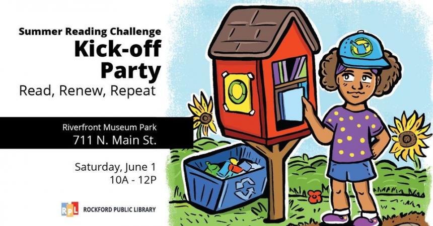 Summer Reading Challenge Kick-Off Party | Rockford, IL | Rockford Buzz