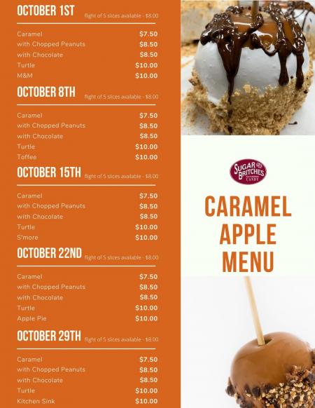 Caramel Apple Menu for October | Rockton, IL | Stateline Buzz
